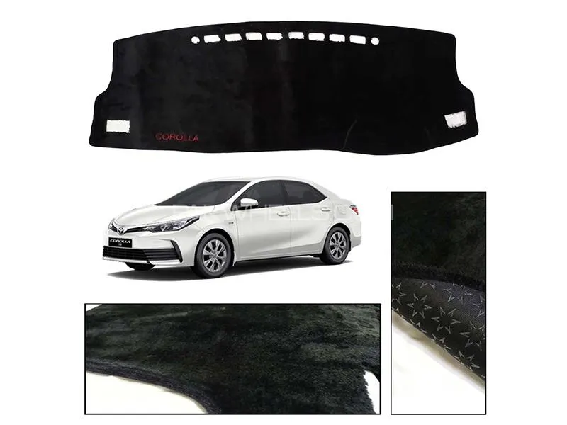 Buy Toyota Corolla Dashboard Carpet Velvet For Protection and Heat Resistance Model PakWheels
